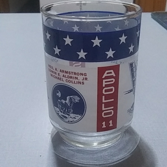 Dining | Vintage Apollo 11 Man On The Moon Glass | Poshmark